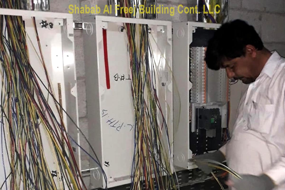 Electrical Wiring System In UAE - Shabab Al Freej Building Contracting